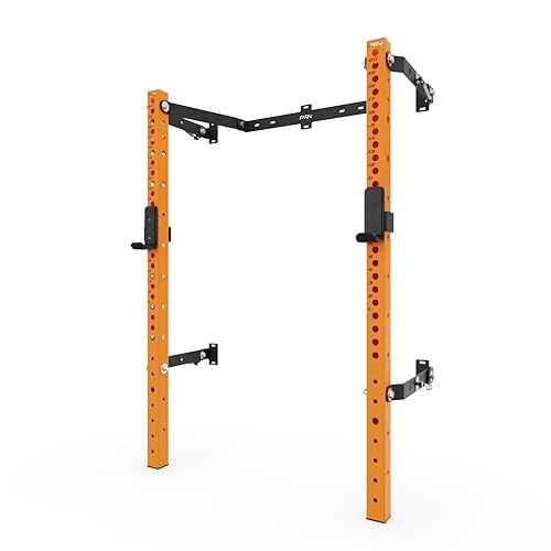 PRx Performance Profile PRO 73" Folding Squat Rack, Wall Mounted Home ...