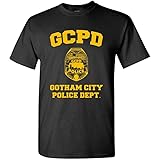 Amazon.com: Batman GCPD Gotham City Police Department T-Shirt ...