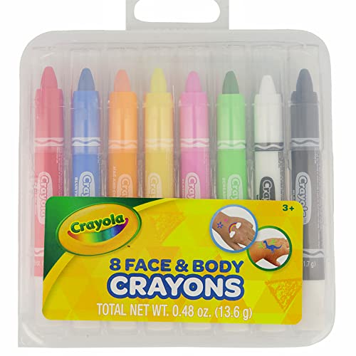 Crayola Face & Body Paint Crayons for Kids and Costumes, Washable Body ...