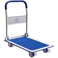Amazon.com: Push Cart Dolly by Wellmax, Moving Platform Hand Truck, Foldable for Easy Storage ...