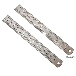 Amazon.com : Set of Two 6" Heavy-Gauge Stainless Steel 1/20 Scale ...