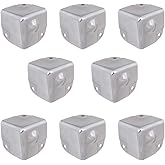 Amazon.com: Tiazza 8Pcs Galvanized Three-Sided Sector Tool Box Corner ...