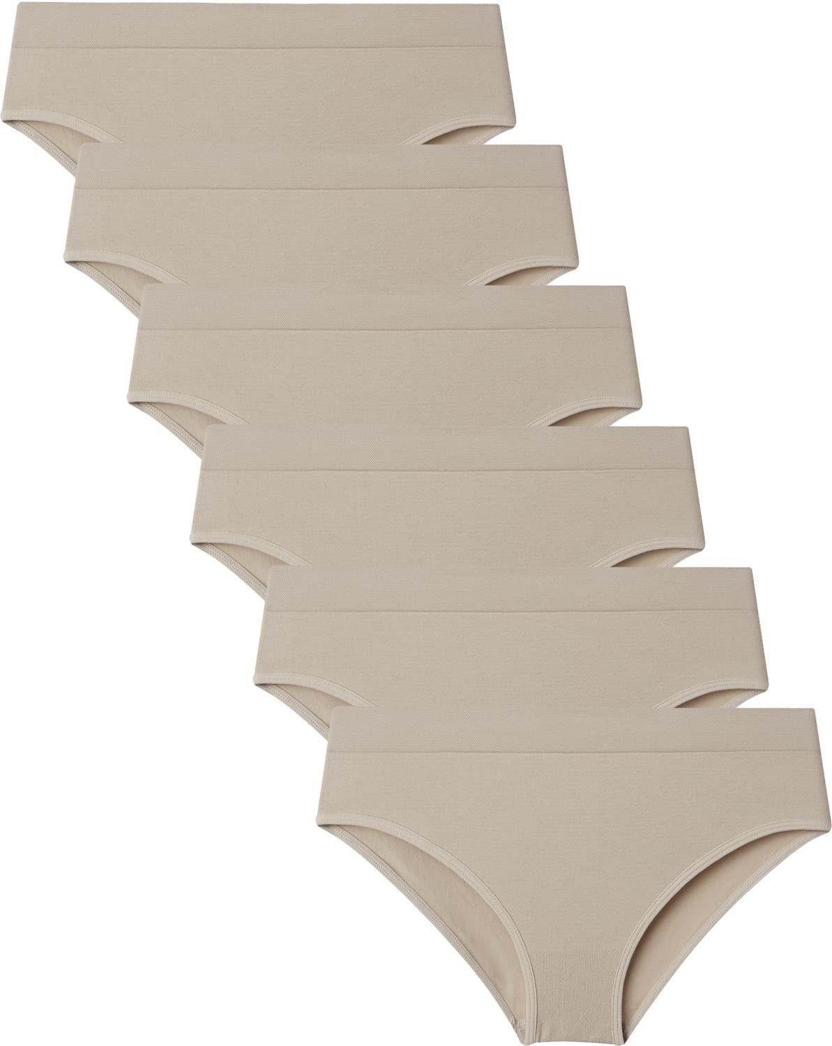 Areke Womens Bikini Panties Seamless Underwear, Soft Stretch Cheekini ...