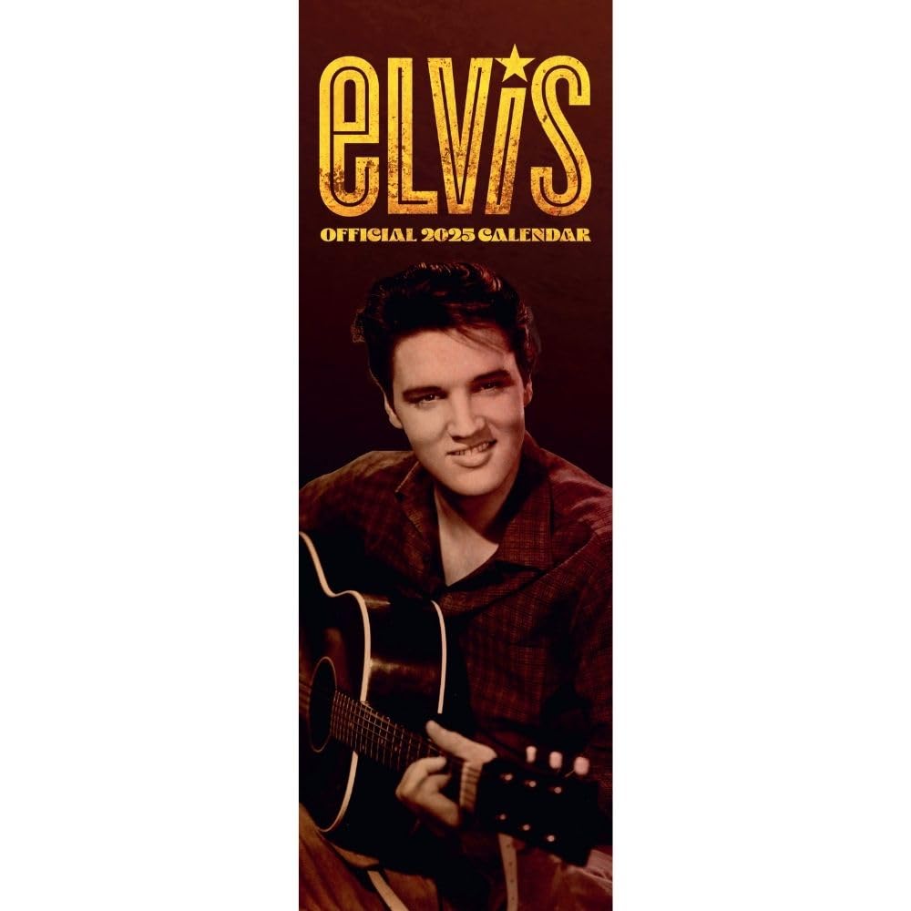 Mua 2025 Calendar Elvis Month to View Slim Calendar Official Product ...