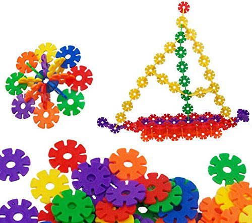 Купить Fashionclubs Creative Plastic Snowflake Building Interlocking ...