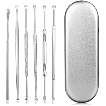 Amazon.com: INLIFE 6pcs Ear Pick Curette Earwax Removal Kit Medical ...