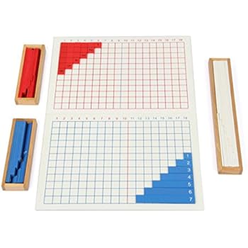 Amazon.com: Montessori Math Materials Bead Decanomial with box for ...