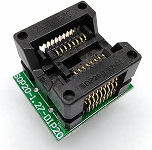 Amazon.com: SOP16 SOIC16 SO16 To DIP16 Programming Socket Pitch 1.27mm ...