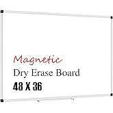 Amazon.com : Magnetic Dry Erase Board with Magnetic Eraser & Tray - 36 X 24 Inches - Fun ...