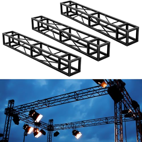 Tandefio 3 Pack Trussing Box 1.5 Meter 4.92 ft Square 8" x 8" Black ...