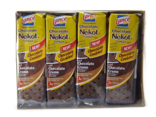 Lance Chocolate Nekot Cookies - 3 Boxes of 8 Individual Packs: Amazon ...