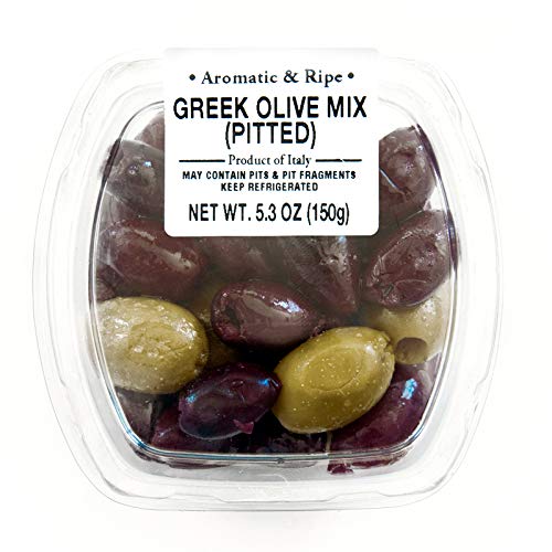 Fresh Pack Greek Olive Mix, Pitted, 5.3 oz: Amazon.com: Grocery ...