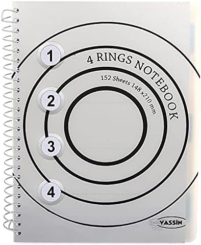Yassin-Notebook-4Rings-152Sheet-A5 price in Egypt | Amazon Egypt | kanbkam