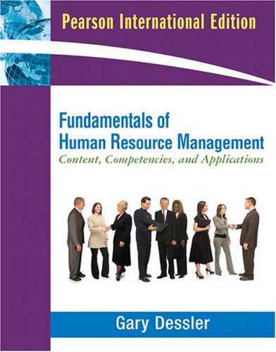 Fundamentals of Human Resource Management: Dessler, Gary: 9780137142811 ...