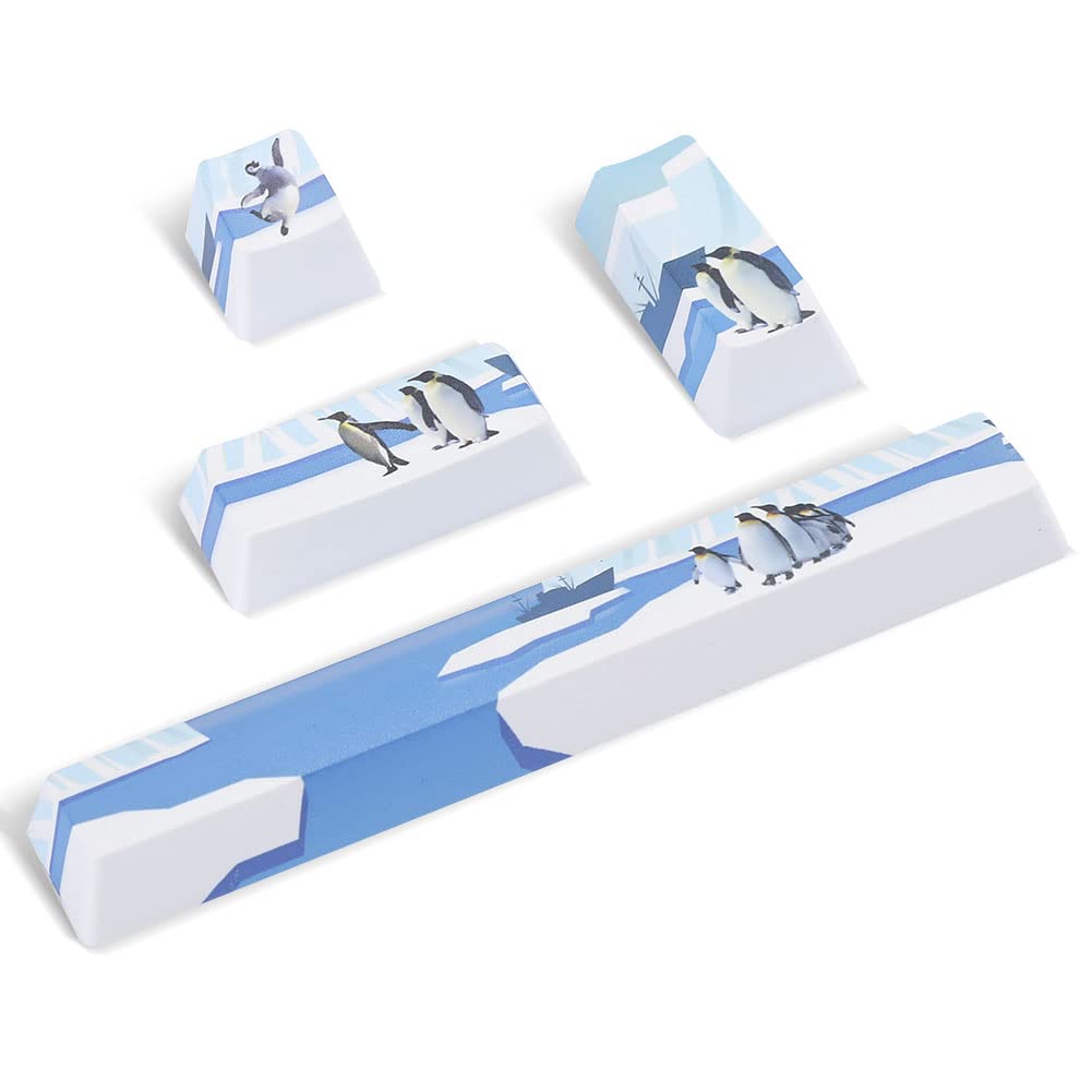 Mua Penguins Pattern Keyboard Caps Keycaps Kit PBT Keycap Set Space+ESC ...