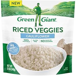 Green Giant Riced Veggies Cauliflower, 10 oz (Frozen): Amazon.com ...