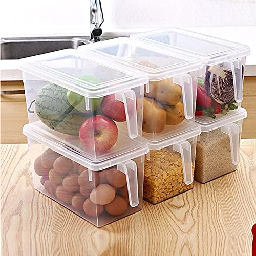 PROMA - Food Storage Boxes With Lids and Handle Pack Of 2 4.7L Large ...