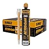 10 oz. Dewalt AC100+ Gold Quik-Shot Acrylic Epoxy Adhesive (Case of 12 ...