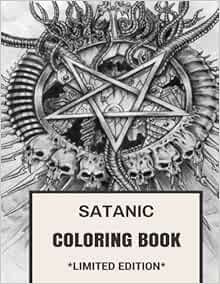Satanic Coloring Book: LaVeyan Inspired Satanic Bible Adult Coloring ...