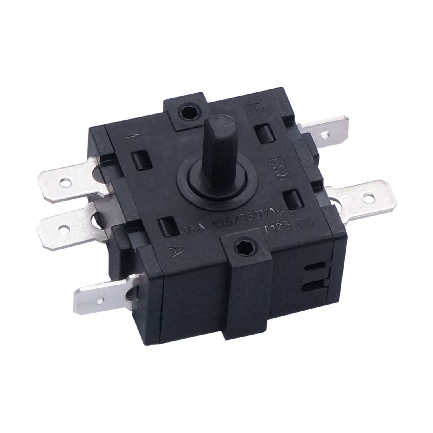 Mua Taiss 2PCS Rotary Switch 125/250VAC 16A 4 Position 3 Speed ...
