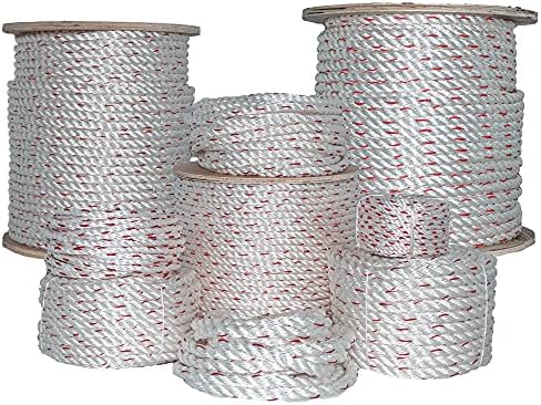 Poly Dacron Rope (3/8 inch - 2 inch) - SGT KNOTS - Twisted 3 Strand ...