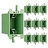Electrical Outlet Box, Single Gang Old Work Box, 14 Cubic inch Junction ...