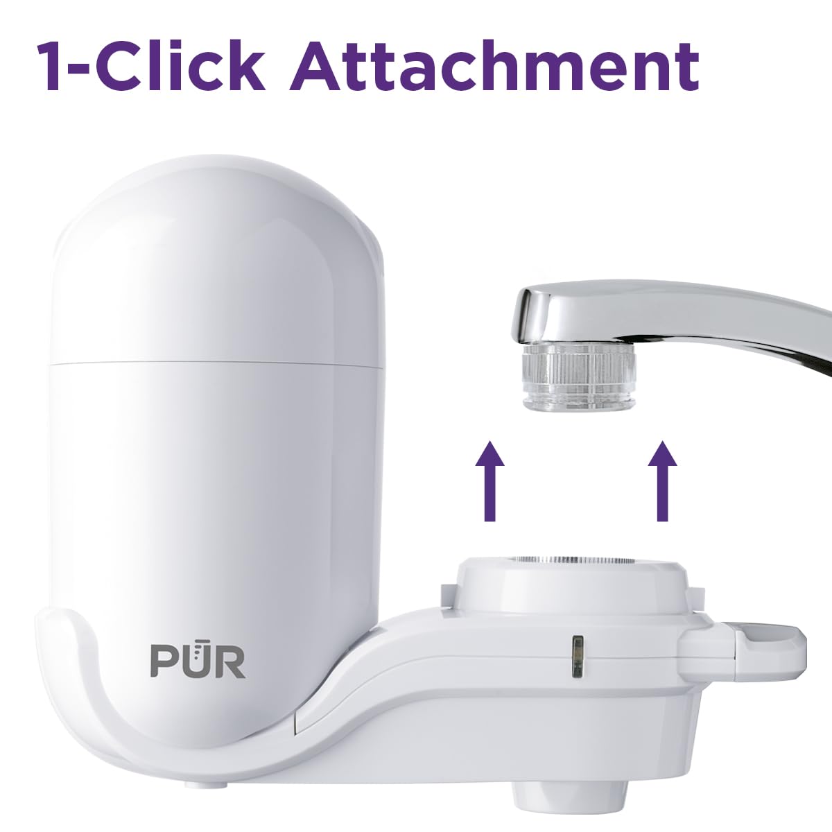Mua PUR Faucet Mount Water Filtration System, White – Vertical Faucet ...