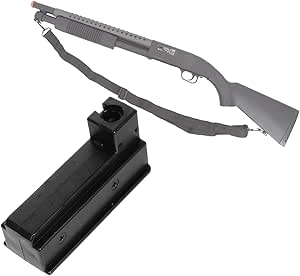 Amazon.com : Lancer Tactical Airsoft Shotgun Single Shot Pump Action ...