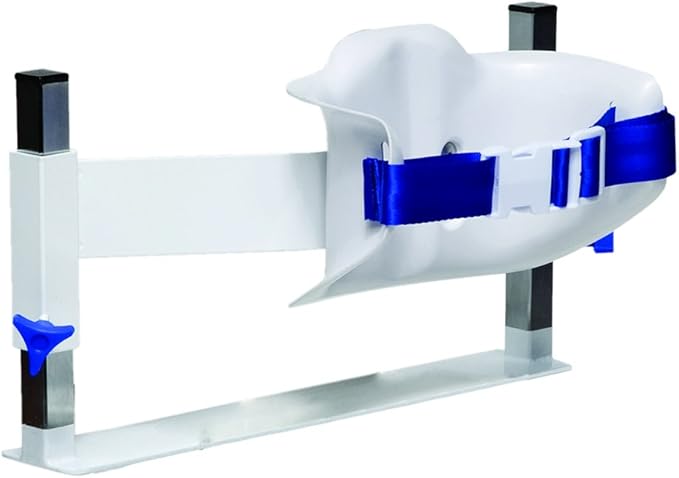 Amazon.com: Columbia Lo-Back Toilet Support Adjustable Back Height ...