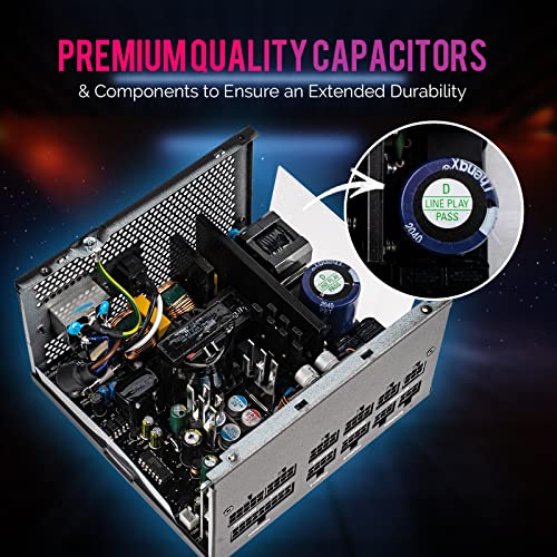 G.Skill 750 Watt Power Supply, 80 Plus Gold Fully Modular Gaming ...