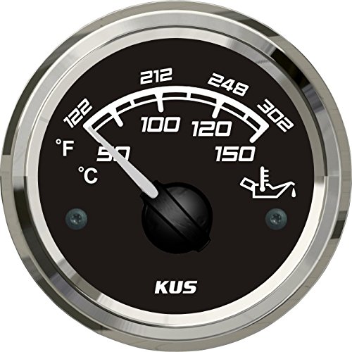 KUS SQ Series DN52mm Oil Temp Gauge Oil Temp Meter with Temp Sensor PN ...