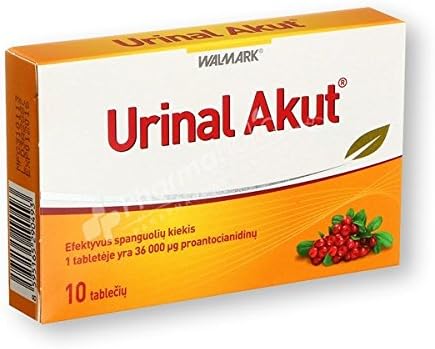Urinal Akut 10 Tablets for Problems with Urinary / Cystitis / Prostate ...