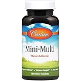 Amazon.com: Carlson Mini-Multi, Essential Vitamins & Minerals, 90 Small ...
