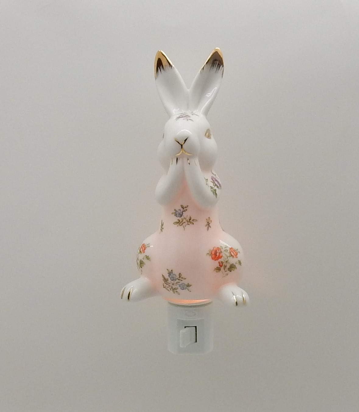 Amazon.com: Green Pastures Wholesale 6" X 3" Rabbit Porcelain Plug in ...