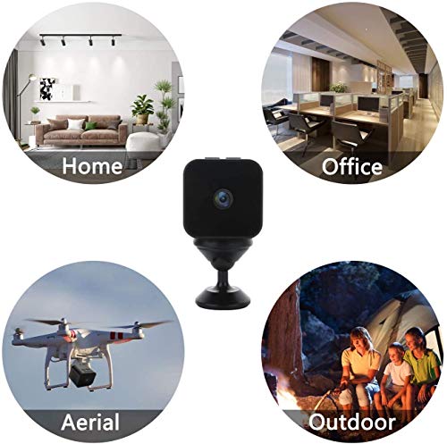 Mini Home Camera, Wireless 1080P Security Cam WiFi Portable Small ...