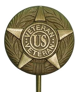 Amazon.com : Grave Marker for General Military Veteran (Faced Bronze ...