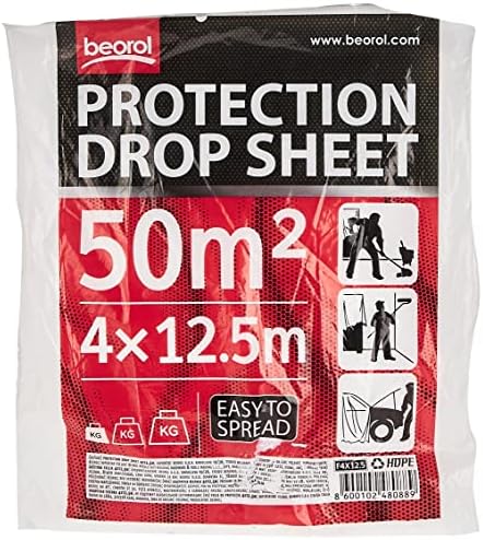 Beorol Painter Plastic Drop Cloths Sheet, Waterproof Anti-Dust ...