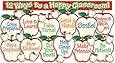 Amazon.com : Scholastic Happy Classroom Apples! Bulletin Board (TF3140 ...
