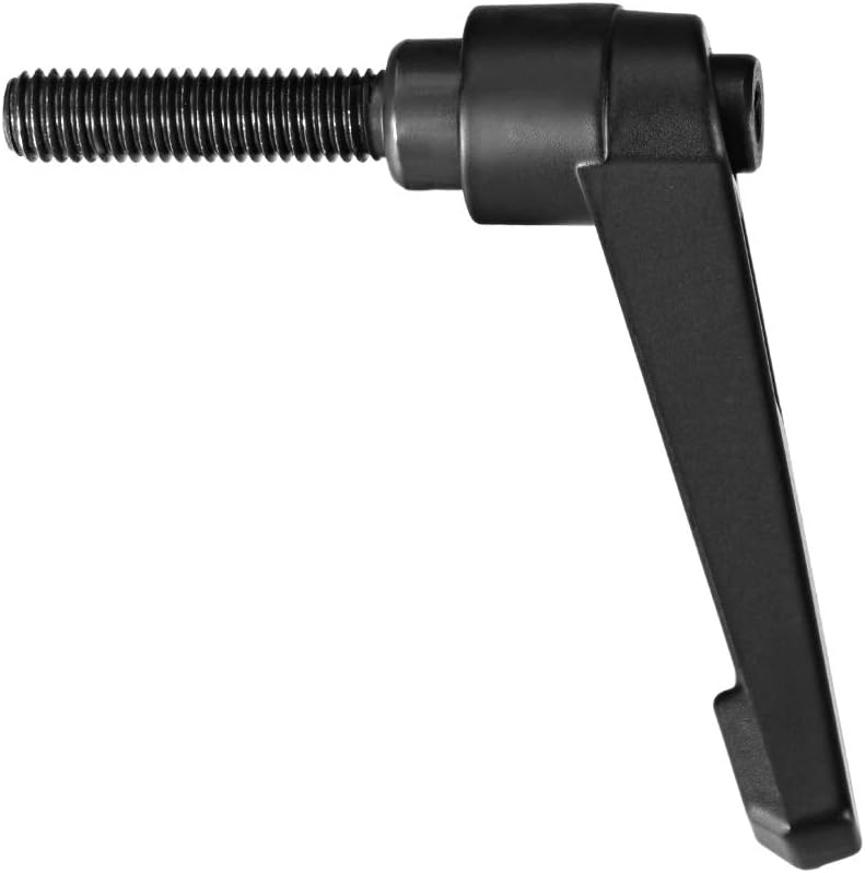 sourcing map M8 x 32mm Handle Adjustable Clamping Lever Thread Push Button Ratchet Male Threaded ...