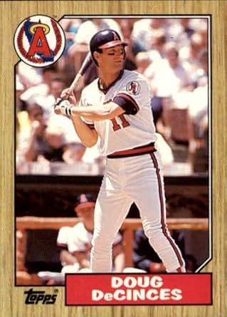 Amazon.com: 1987 Topps Baseball Card #22 Doug DeCinces: Collectibles ...