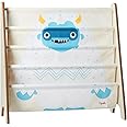 Amazon.com: 3 Sprouts Kids Book Rack - Space-Saving Bookshelf for ...