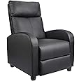Amazon.com: Homall Recliner Chair Padded Seat Pu Leather for Living ...
