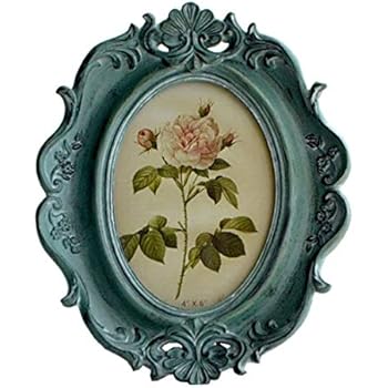 Amazon.com - CISOO Vintage Oval Picture Frame 4x6 Antique Photo Frame ...