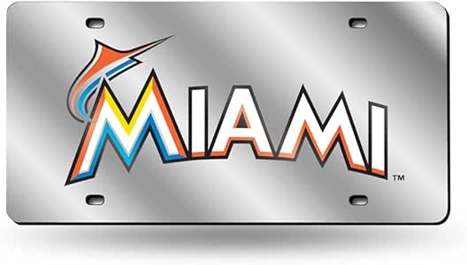 Amazon.com: Miami Marlins License Plate Tag: Automotive