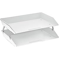 Amazon.com: Acrimet Facility 2 Tier Letter Tray Side Load Plastic ...