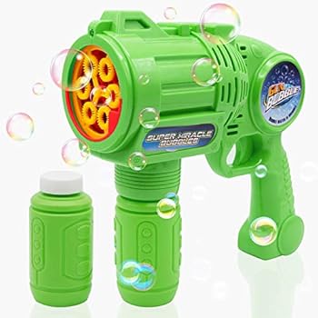Amazon.com: Ultimate Bubble Gun Bubble Blaster – Green Crefun SB9313 ...