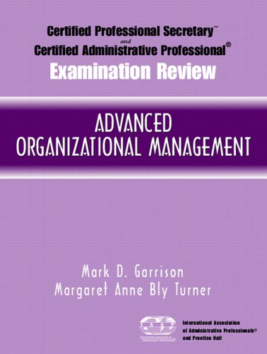 Amazon.com: Advanced Organizational Management: 9780131193376: Garrison ...