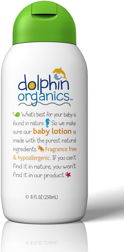 Amazon.com: Dolphin Organics Hypoallergenic Fragrance Free Lotion, 8 Fl ...