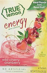 Amazon.com : True Lemon (Energy Drinks) Wild Cherry Cranberry 4 boxes ...