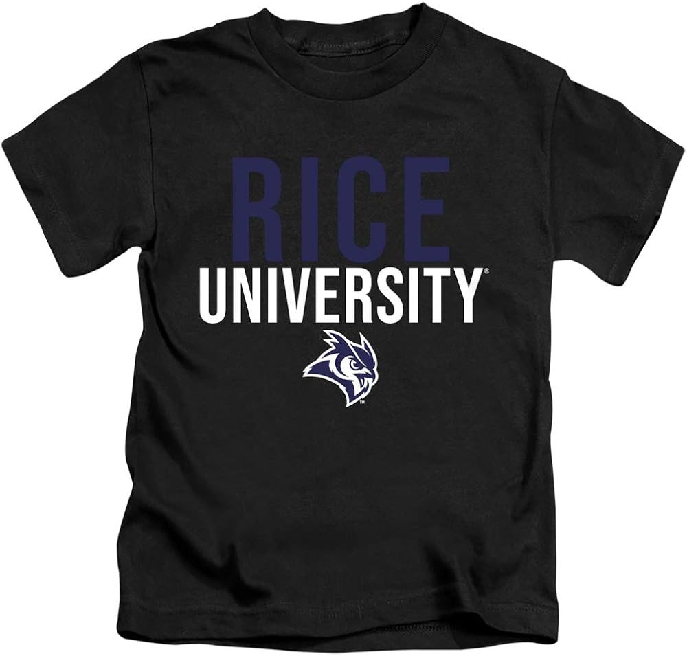Amazon.com: Rice University Official Stacked Unisex Youth Juvenile T ...